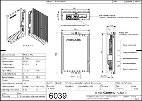 Modbus Rtu Closed Loop Stepper Drive Cs2rs D503 50v 30a 2phase