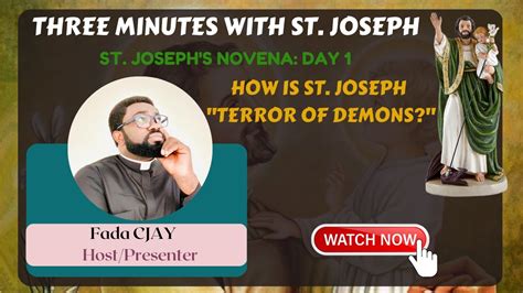How Is St Joseph Terror Of Demons 3 Minutes With Saint Joseph