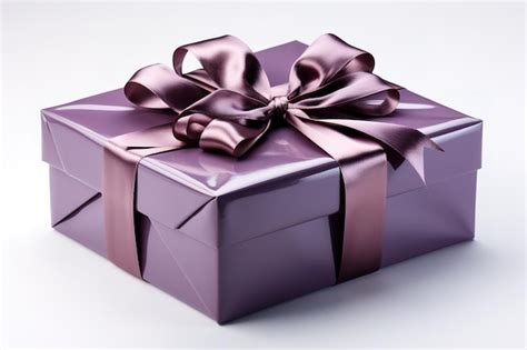 Caja Con Un Regalo Sobre Un Fondo Blanco Vector Premium