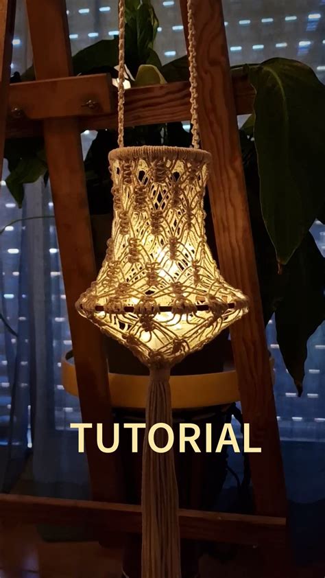 Macrame Lantern Lampshade