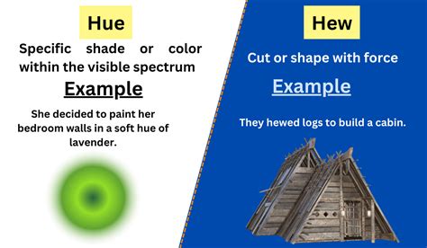 Hue Vs Hew Difference Between And Example