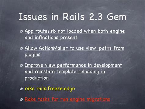 the power of rails 2 3 engines and templates ppt