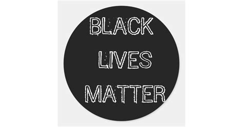 Black Lives Matter Sticker Blm Zazzle
