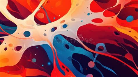 Explore The Depths Of Technology With This Vibrant Cartoonstyle Illustration Of Intricate