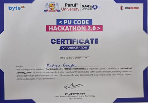 aditya gupta on linkedin recently i got selected for the pu code hackathon 2 0 my first