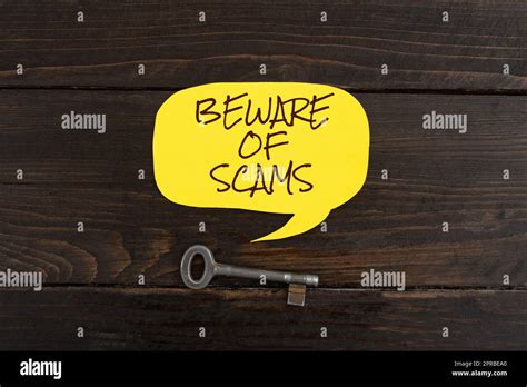 Conceptual Display Beware Of Scams Business Idea Stay Alert To Avoid