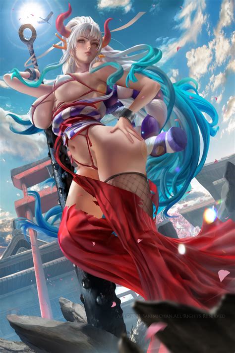 Rule 34 Big Breasts Cleavage Female Female Only Hakama Hand On Hip
