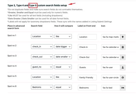 Theme Options Advanced Search Form Fields Wp Rentals Help Wp