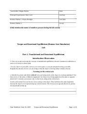 Phys 1080 06 Human Arm Simulation Lab Docx Lead Author Megan Haynes Date Principal