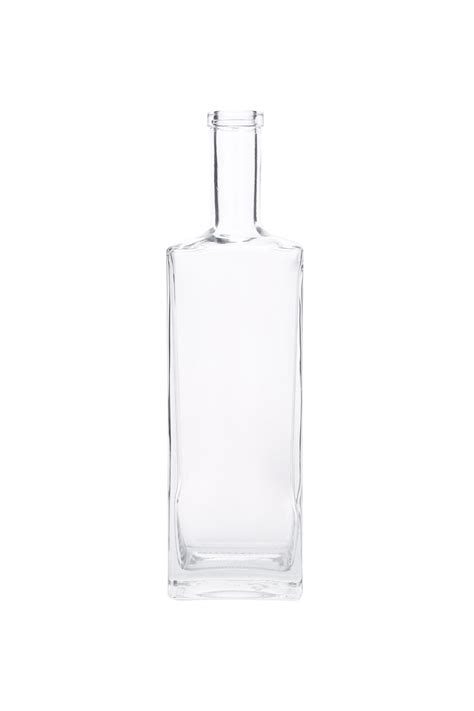 Manufacturers Sell Well 750ml 1000ml Square Whiskey Gin Glass Bottle For Liquor Glass Bottle