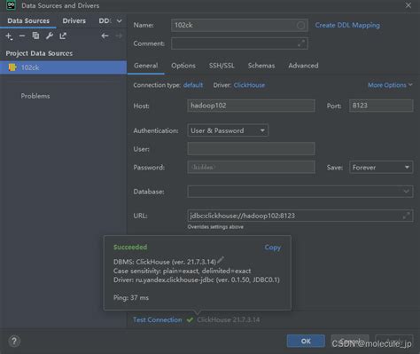 Datagrip连接clickhousedatagrip 连接clickhouse Csdn博客