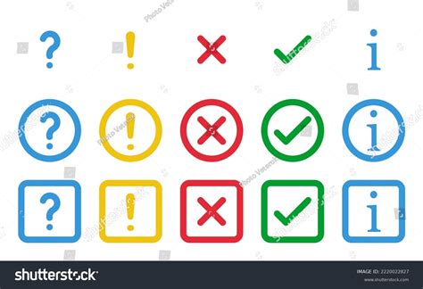 Check Box Question Mark Exclamation Point Stock Vector Royalty Free 2220022827 Shutterstock