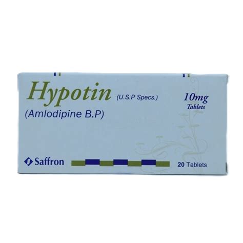 Buy Hypotin 10mg Tab Online At Best Price In Pakistan Dwatson Chemist