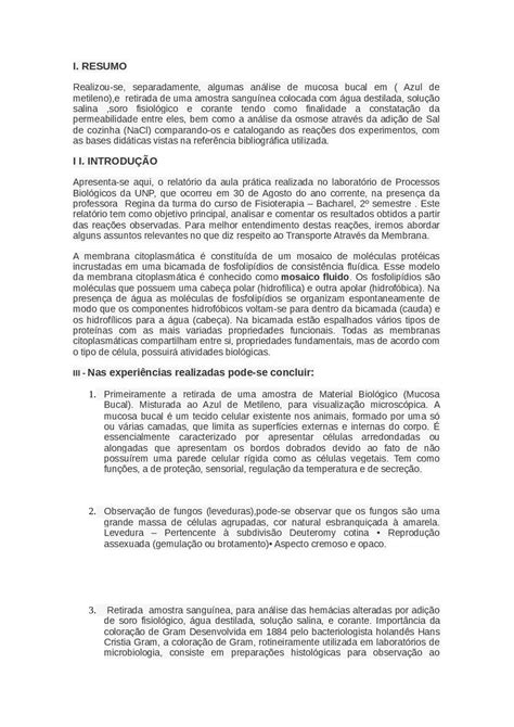 Modelo De Relatorio De Aula Pratica LIBRAIN
