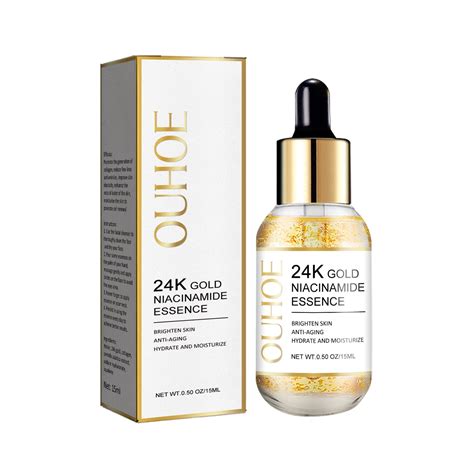24k Gold Niacinamide Essence Brighten Skin Anti Aging Hydrate