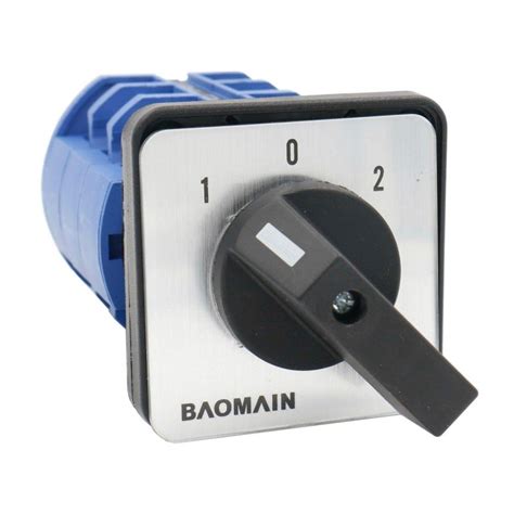 Interruptor De Cambio Giratorio Universal 660 V 63 A 3 Posiciones 3 Fases