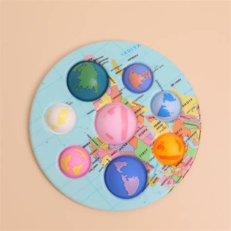Generic Solar System Simple Planet Dimple Poper Fidget Space Best