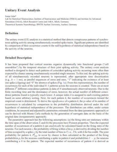 FREE 13 Event Analysis Samples In Google Docs Pages MS Word PDF