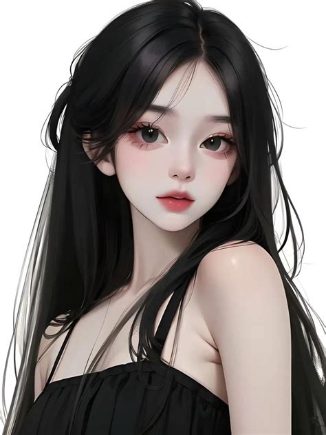2k Free Download Cute Anime Girl Anime Girl Black Hai