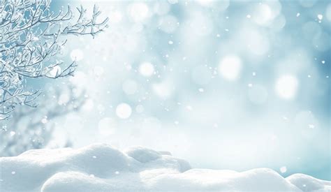 蓝色唯美雪地背景素材高清图片蛙客网