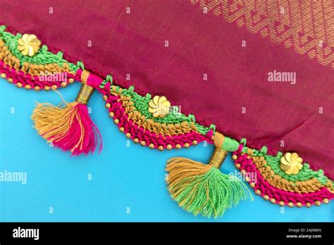 Machine Embroidery Saree Border Design