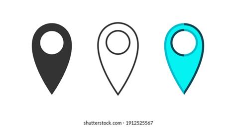 Pointer Set Destination Place Map Pointer Stock Vector Royalty Free Shutterstock