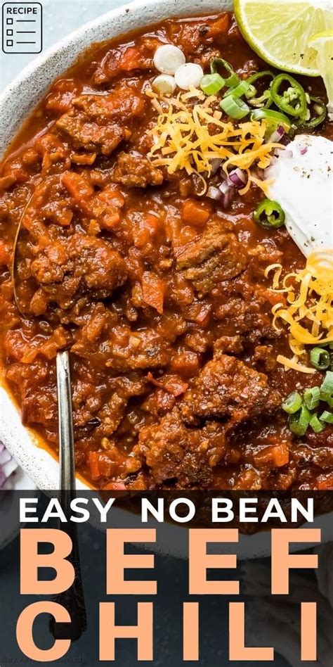 Easy Texas Chili Recipe No Beans Artofit