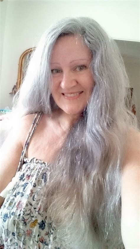 23 Months Going Greysilver Beautiful Gray Hair Long Hair Women Long Gray Hair