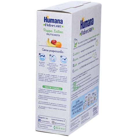 Humana Pappa Lattea Frutta Mista 230 G Redcare
