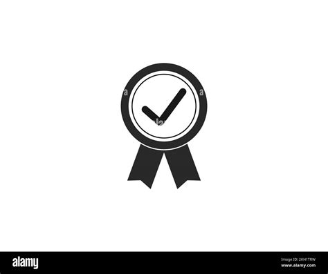 Approval Check Mark Icon Vector Illustration Stock Vector Image And Art Alamy