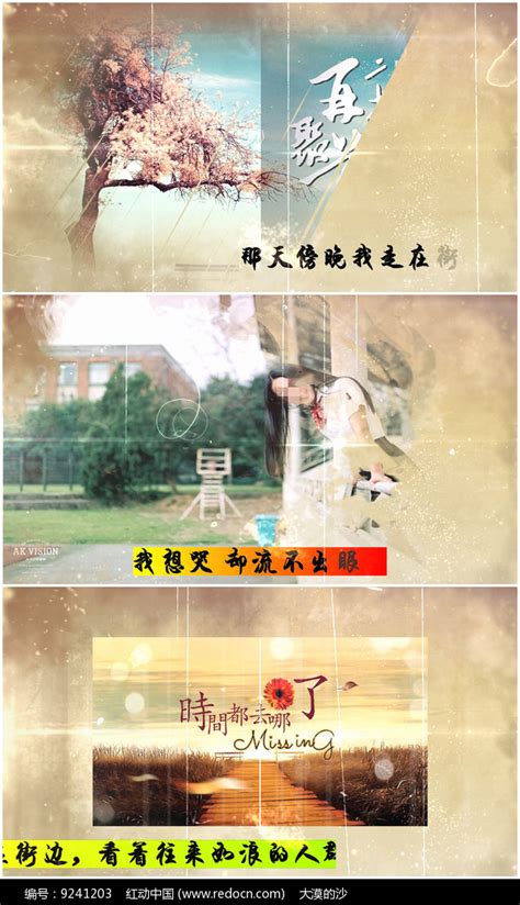 Edius同学聚会毕业模板下载红动中国