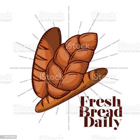 Ilustración De Pan Y Baguette De Diseño Vectorial De Panadería Y Más