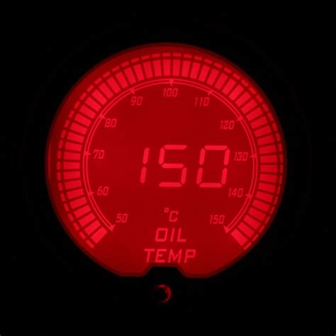 52mm samochód kolorowy miernik temperatury oleju c Grandado