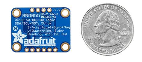 Bno055 9 Dof Absolute Orientation Imu Fusion Breakout Board Robotshop