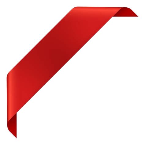 Red Corner Ribbon Png Corner Ribbon Png Images And Psds For Download