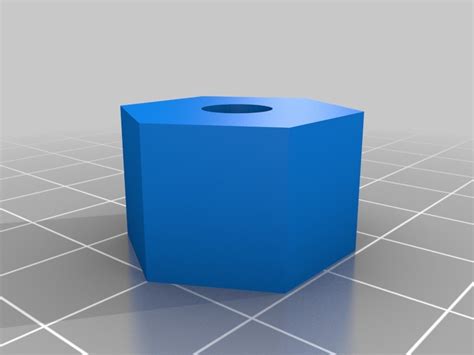 Hexagon Calibration Block Free 3d Model On