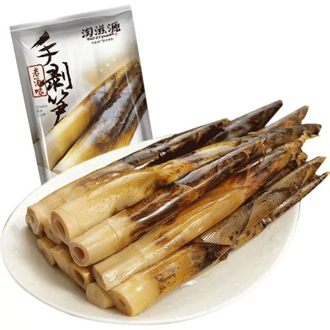 Get Taozi Source Hand Peeled Bamboo Shoots Casual Snack Fresh Instant Bamboo Shoots Tip Old Soup