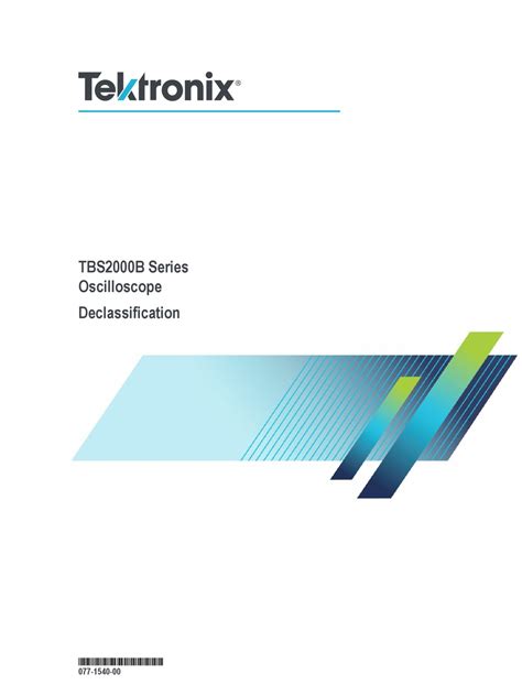 Tektronix Tbs2000b Series Manual Pdf Download Manualslib