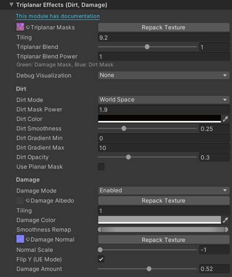 Triplanar Effects Shader Docs