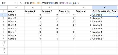 Google Sheets Find First Non Zero Value In Row