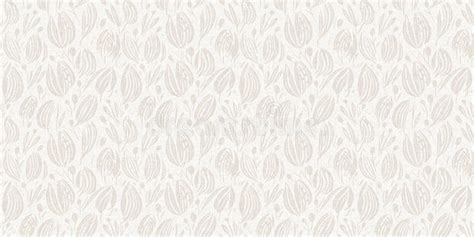 Subtle Rustic Elegance Wedding Floral Block Print Linen Seamless Border