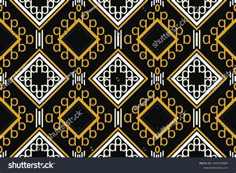 Pattern Simple Ethnic Design Philippines Traditional Stock Vector