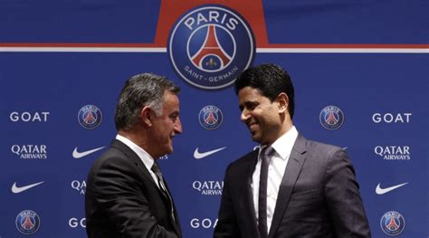 Christophe Galtier et Nasser al Khelaïfi Football fr