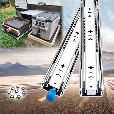 265 Lb Load Capacity Heavy Duty Locking Drawer Slides 10 60 Inch Full