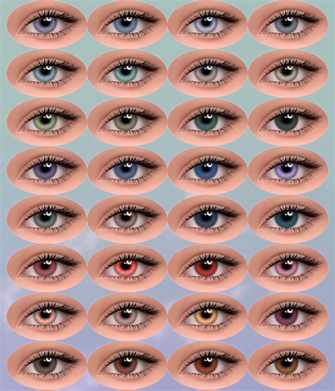 Default Basic Eyes N1 Screenshots The Sims 4 Create A Sim Curseforge