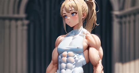 筋肉娘 伽马纪元——欧米茄战士 北落师门のマンガ 漫画 筋肉 腹筋 Pixiv