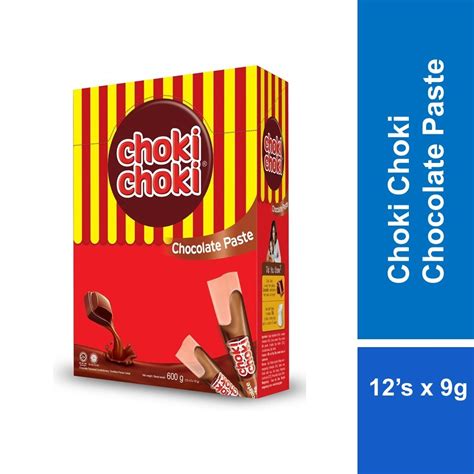 Choki Choki Chocolate Paste 12s X 9g Shopee Malaysia