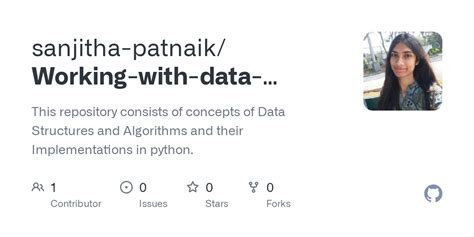 GitHub Sanjitha Patnaik Working With Data Structures GitHub Sanjitha Patnaik Working With Data Structures
