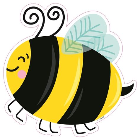 Bees 6” Designer Cut Outs Teacher Direct