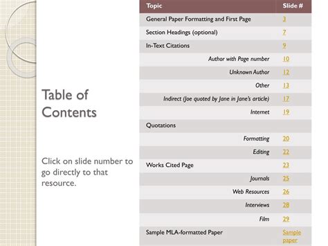 PPT MLA Formatting And Style Guide PowerPoint Presentation Free Download ID